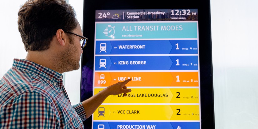 RichmondSentinel | TransLink introduces trip-planning touchscreens